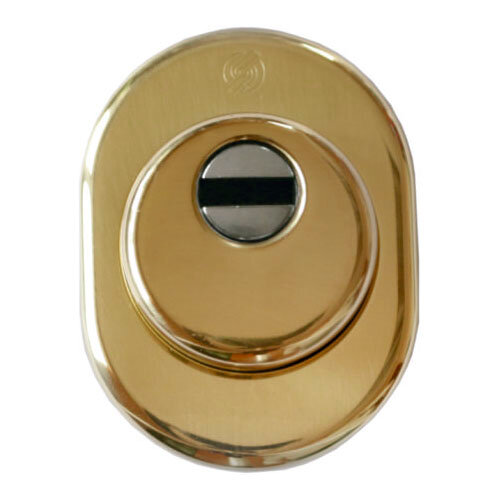 Врезная броненакладка Securemme 4246 Classic (25мм) - Латунь полированная