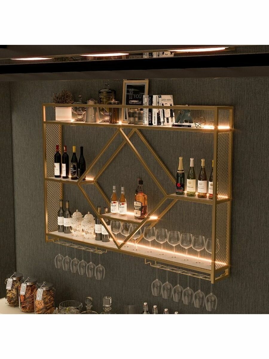 Стеллаж для настенного винного шкафа Барная стойка показывать