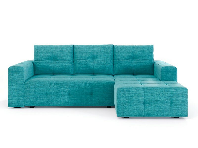 Угловой диван еврокнижка "Прадо mebel-1000" рогожка дрим азур