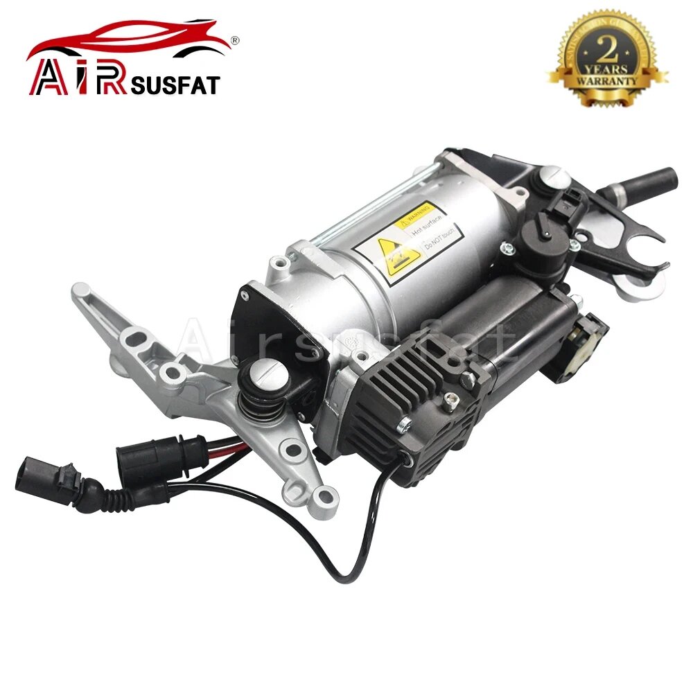 Воздушный компрессор с кронштейном и воздушной трубкой 4L0698007C 7L8616007C для Audi Q7(4LB) 2007-2015 VW Touareg(7L) Porsche Cayenne(9PA) For Audi Q7 07-15