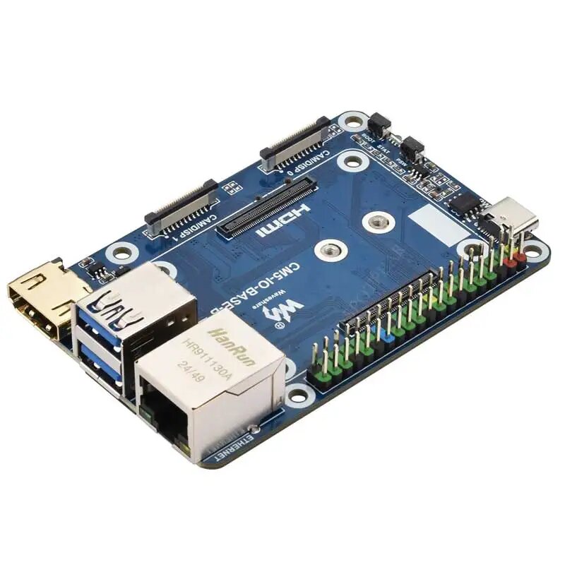 Raspberry Pi CM5 IO BASE B платы Spotpear CM5-IO-BASE-B