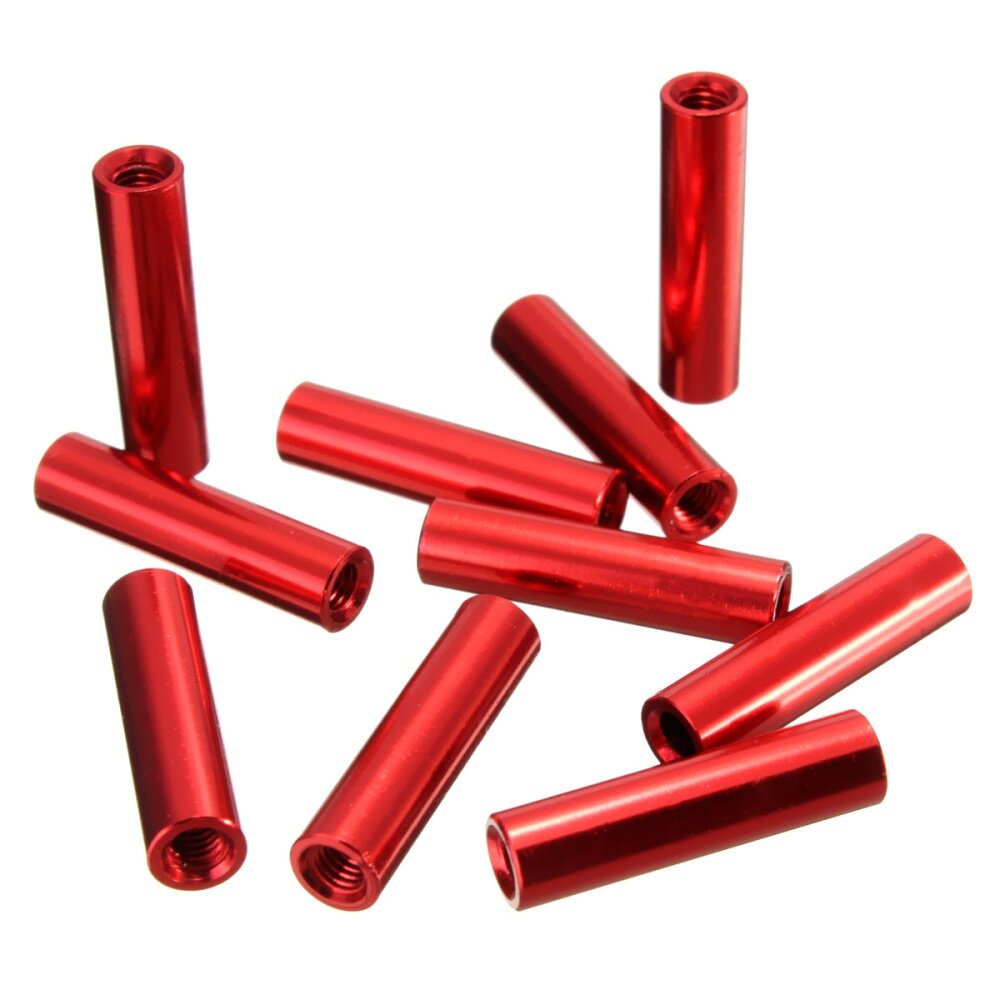 Новый инструмент 10 шт. CNC M3 Круглые алюминиевые сплавы Распорные шпильки Крепеж 20 мм