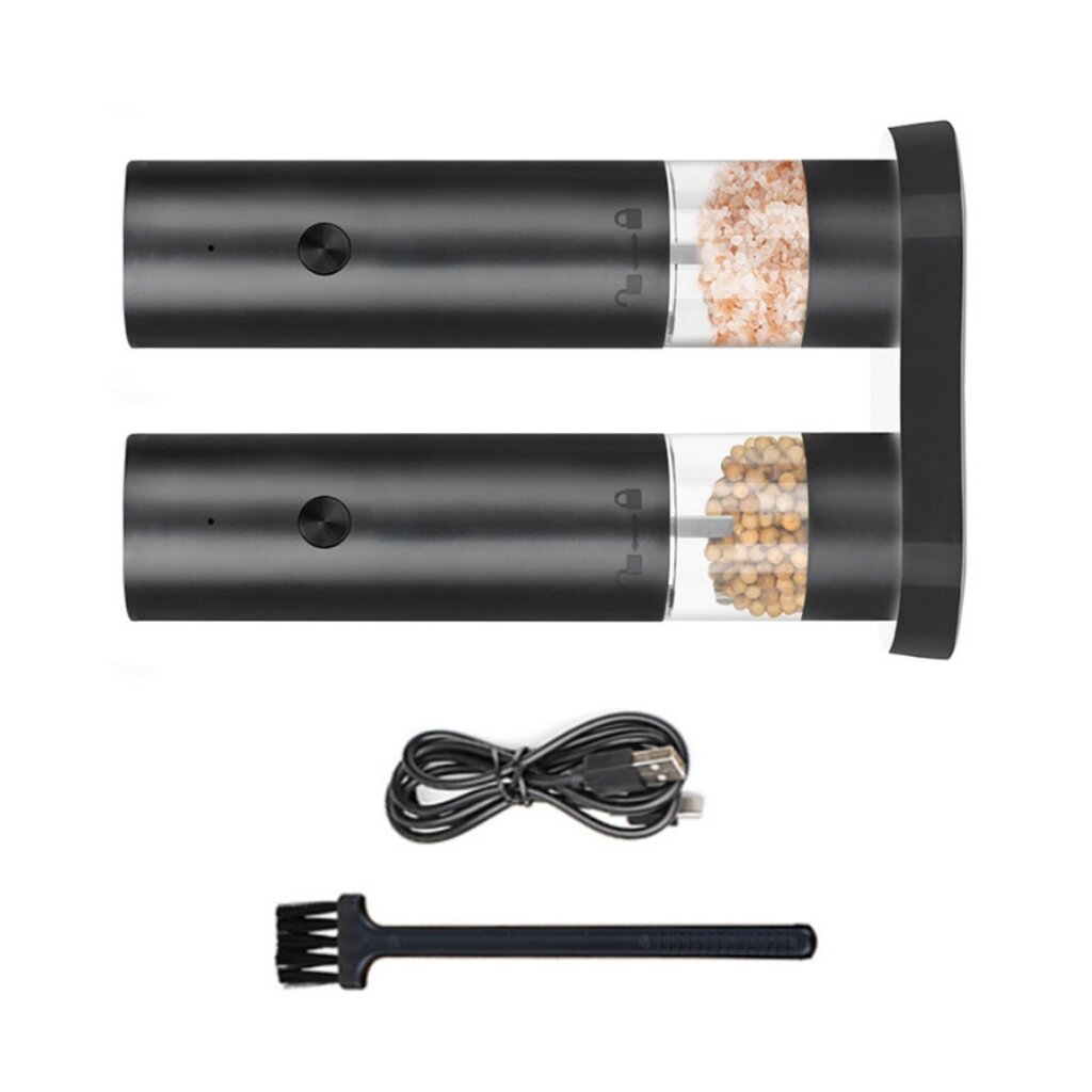 Электрическая Мельница Для Соли Для Перца Электрическая Мельница Для Специй Регулируемая Мельница Для Измельчения Крупности Регулируемая Мясорубка Подходит для Приготовления пищи