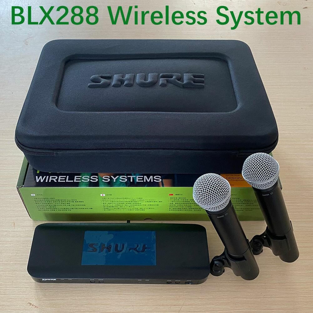 Беспроводной микрофон BLX288 / SM58 с чемоданом-.
