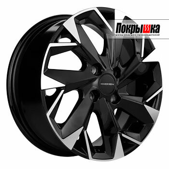 Диски литые Khomen KHW1402 5.5х14/4х98 D58.5 ET35.0, Black-FP