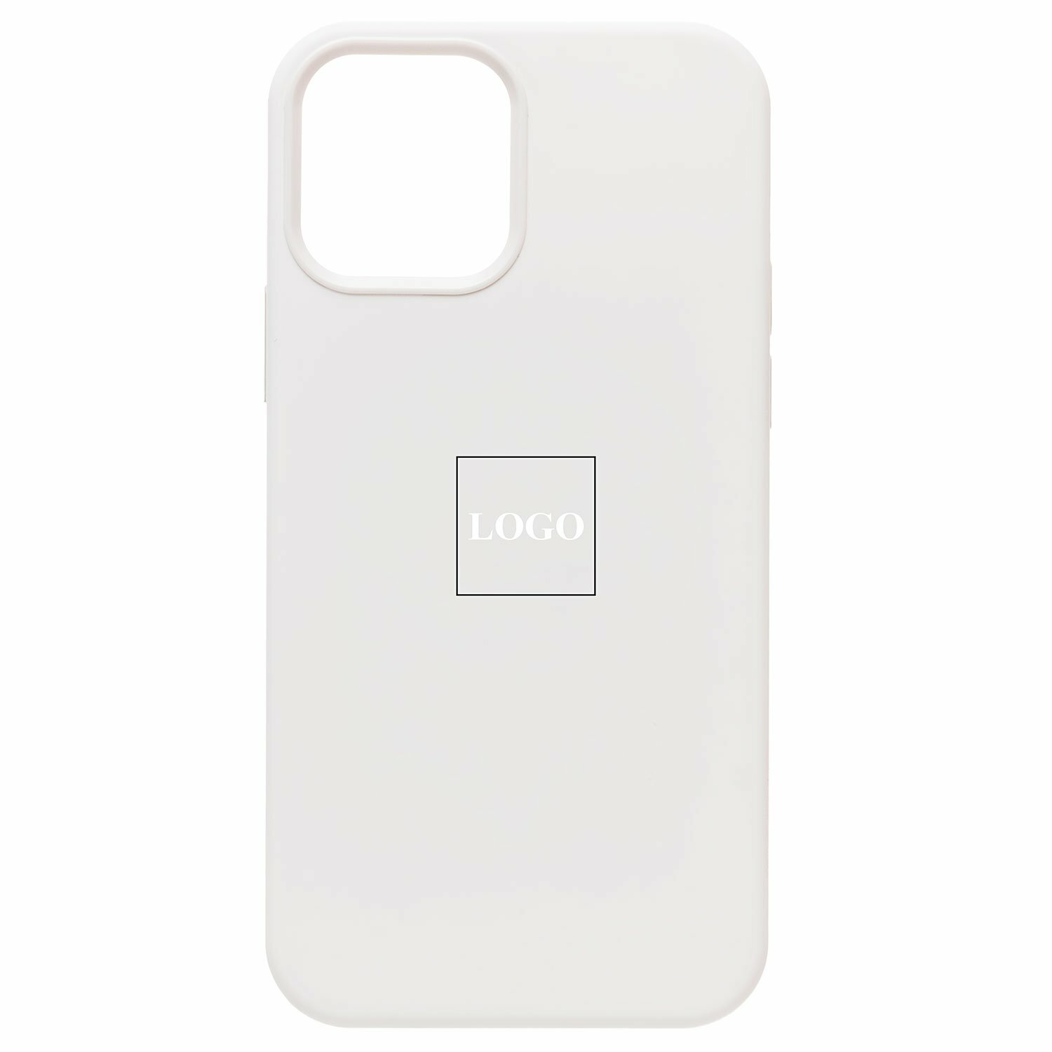 Чехол-накладка для Apple iPhone 12 (белый) ORG Silicone Case SafeMag с анимацией