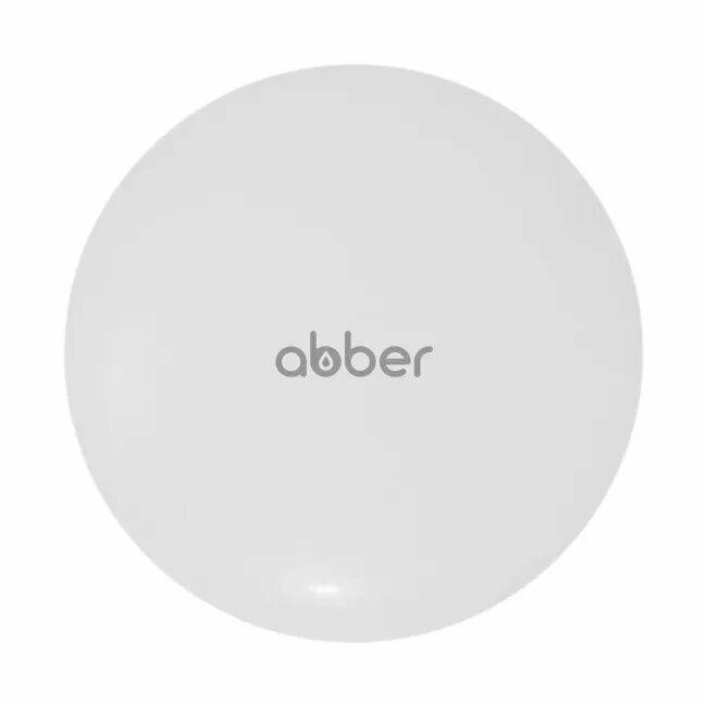 Накладка на слив для раковины ABBER AC0014 белая, керамика