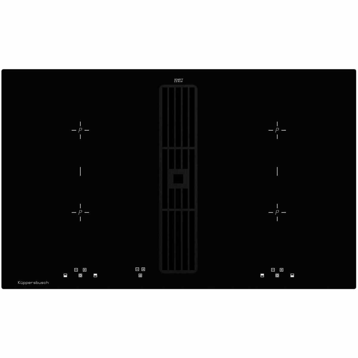 Индукционная варочная панель с вытяжкой Kuppersbusch KMI 8500.0 SR