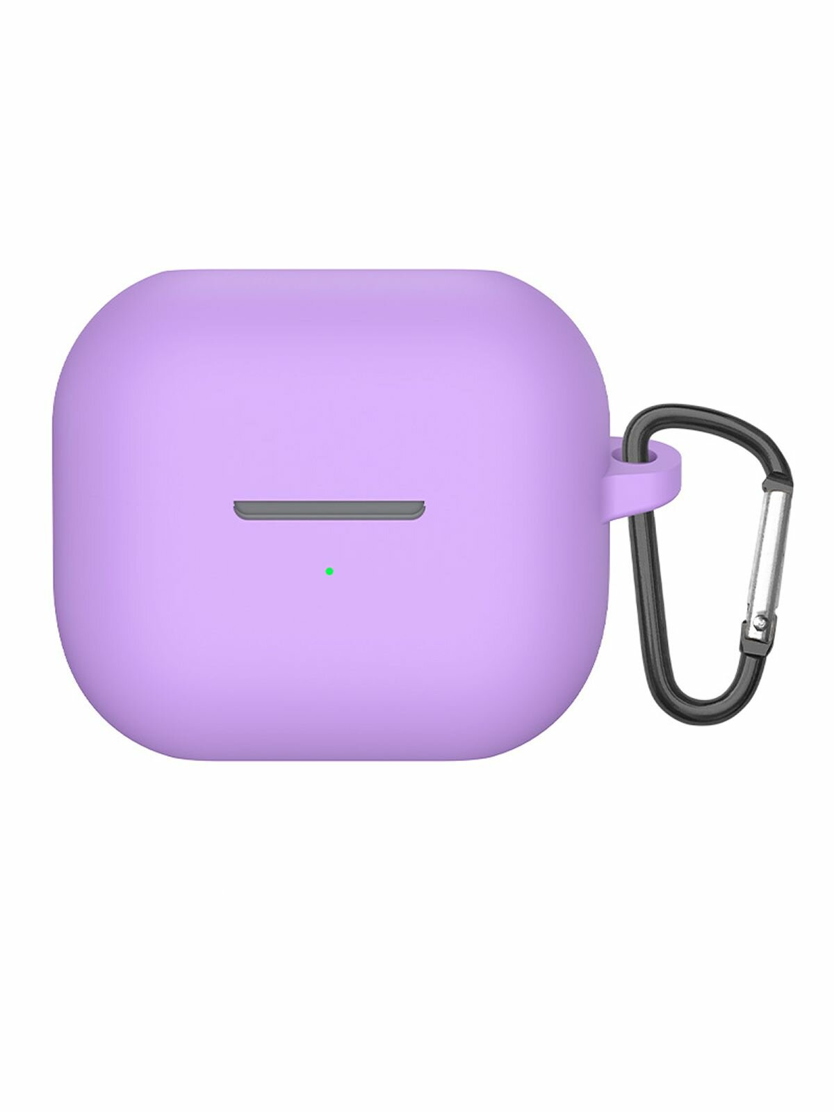 Чехол для наушников Samsung Galaxy Buds 3/3 Pro силиконовый с покрытием Soft Touch, сиреневый