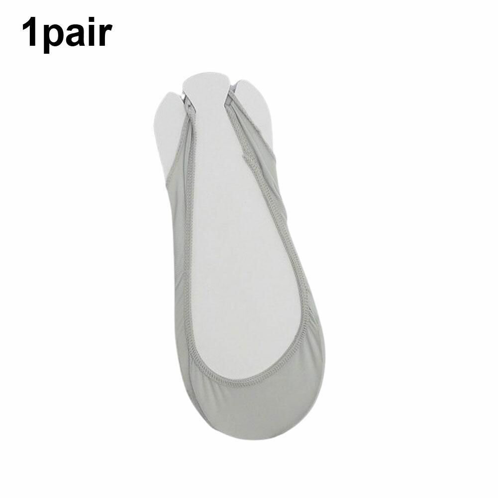 1 пара женских ультратонких невидимых нескользящих носков с мелким носком