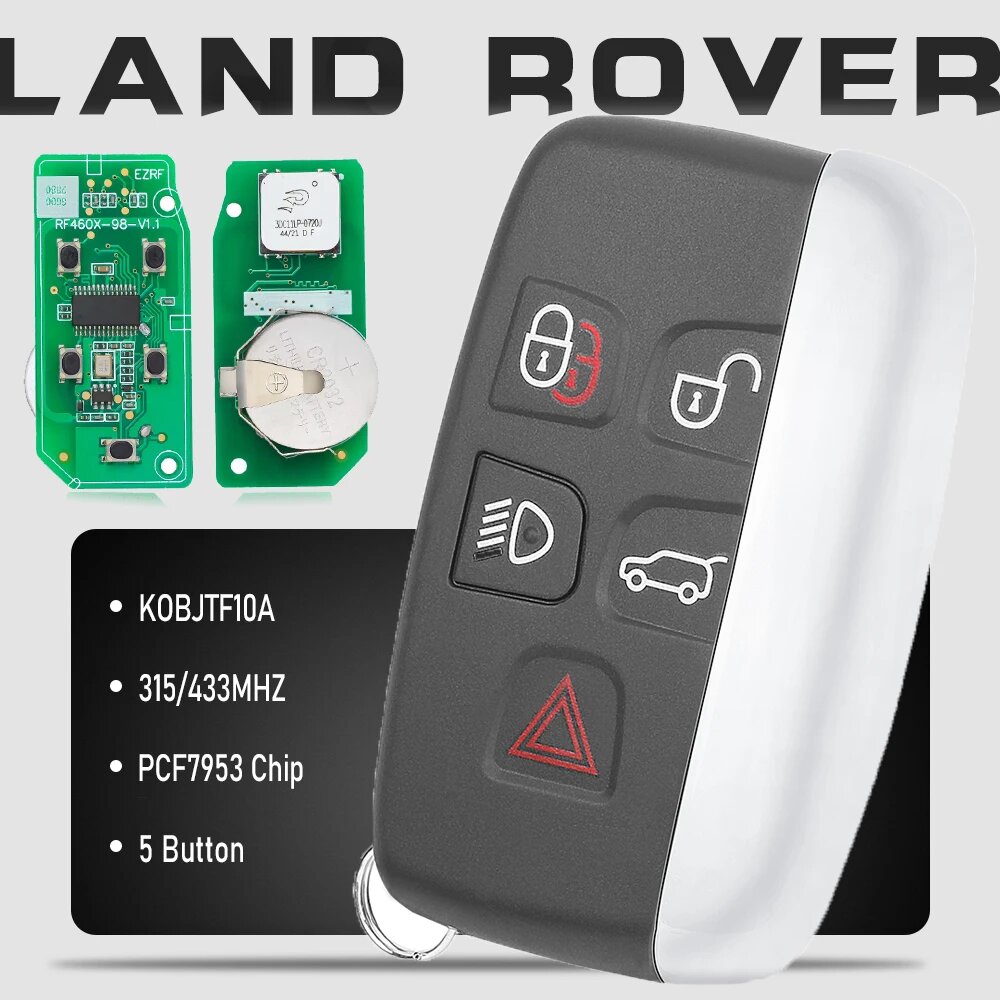 Клавиатура KEYECU для Land Rover LR2 LR4, Range Rover Evoque Sport 315 433 7953 433MHZ, 3PCS KEYS