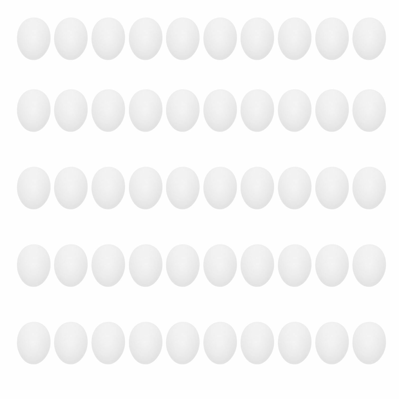 50 шт. пластиковых поддельных голубиных яиц, твердые имитационные принадлежности для разведения птиц, искусственные инкубационные яйца для гнездования и ухода за птицами