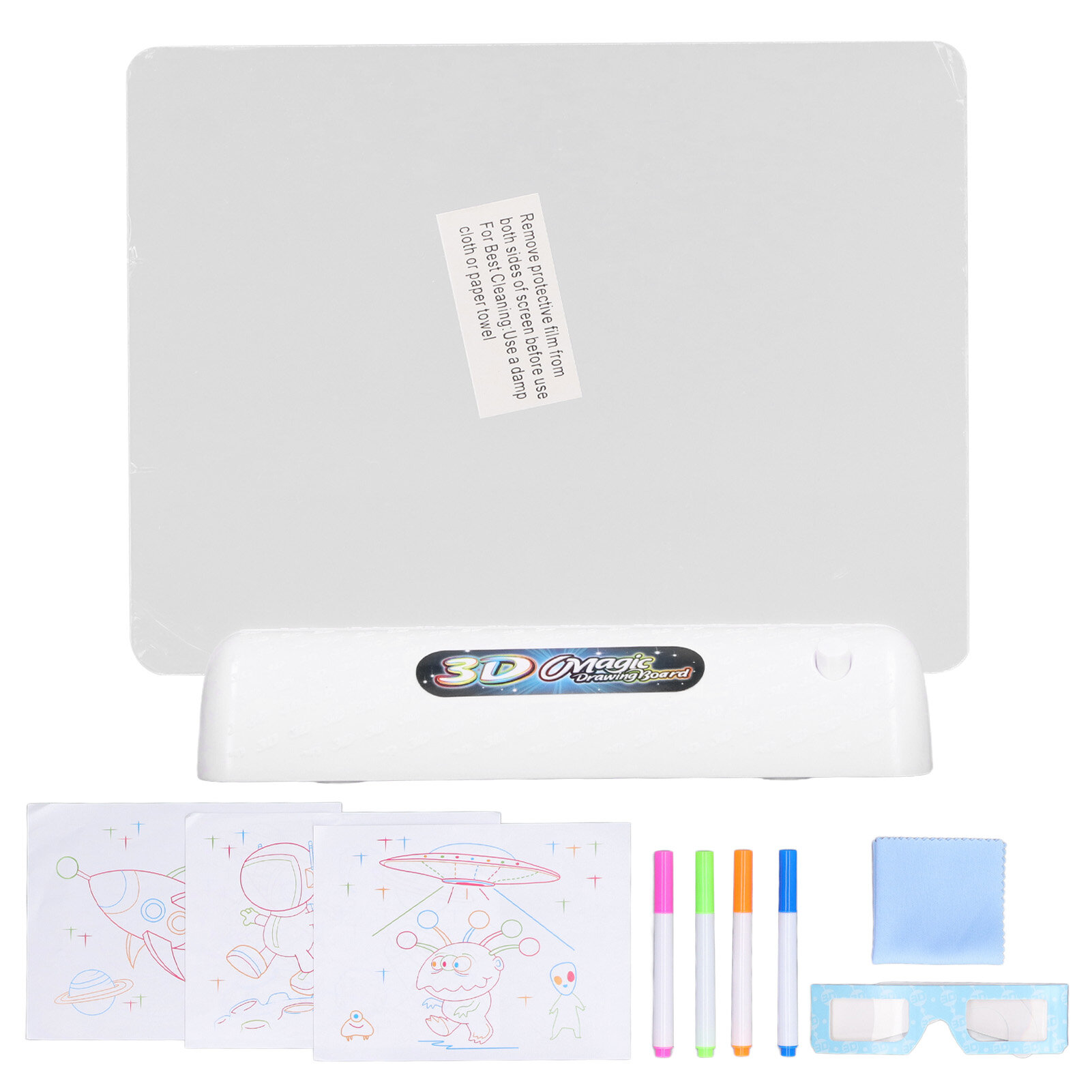 Уникальная световая доска для самостоятельного изготовления 3D-светящихся разноцветных рисунков для детей и создания космической тематики.