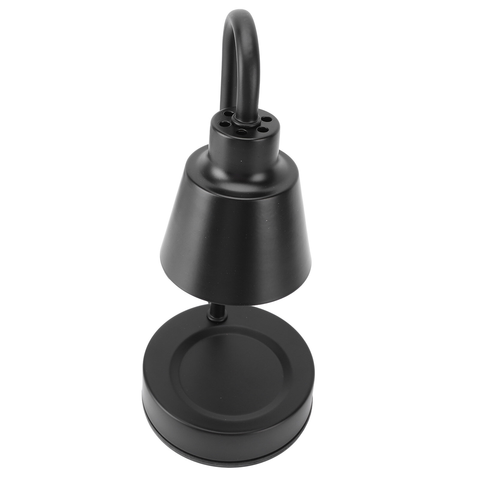 Лампа для подогрева свечей с таймером 50 Вт, регулируемая яркость, винтажная ароматерапия, восковая плавильная лампа, электрическая грелка для свечей с 2 ​​лампочками, черная вилка ЕС 220 В