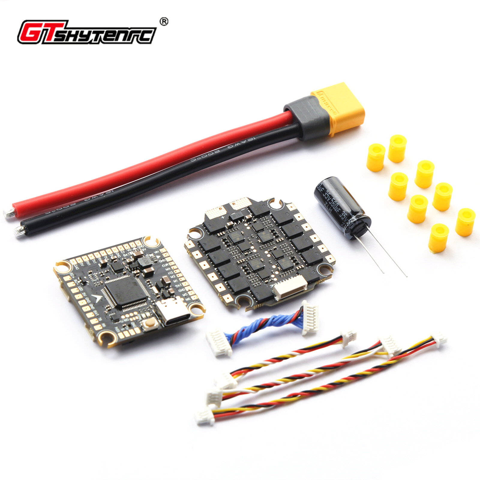 GTSKYTENRC Tracker F405 V2 F4 V3S Flight Control FC BLS-50A 4 in 1 ESC Stack for Remote Control FPV Drone Plane Quadcopter