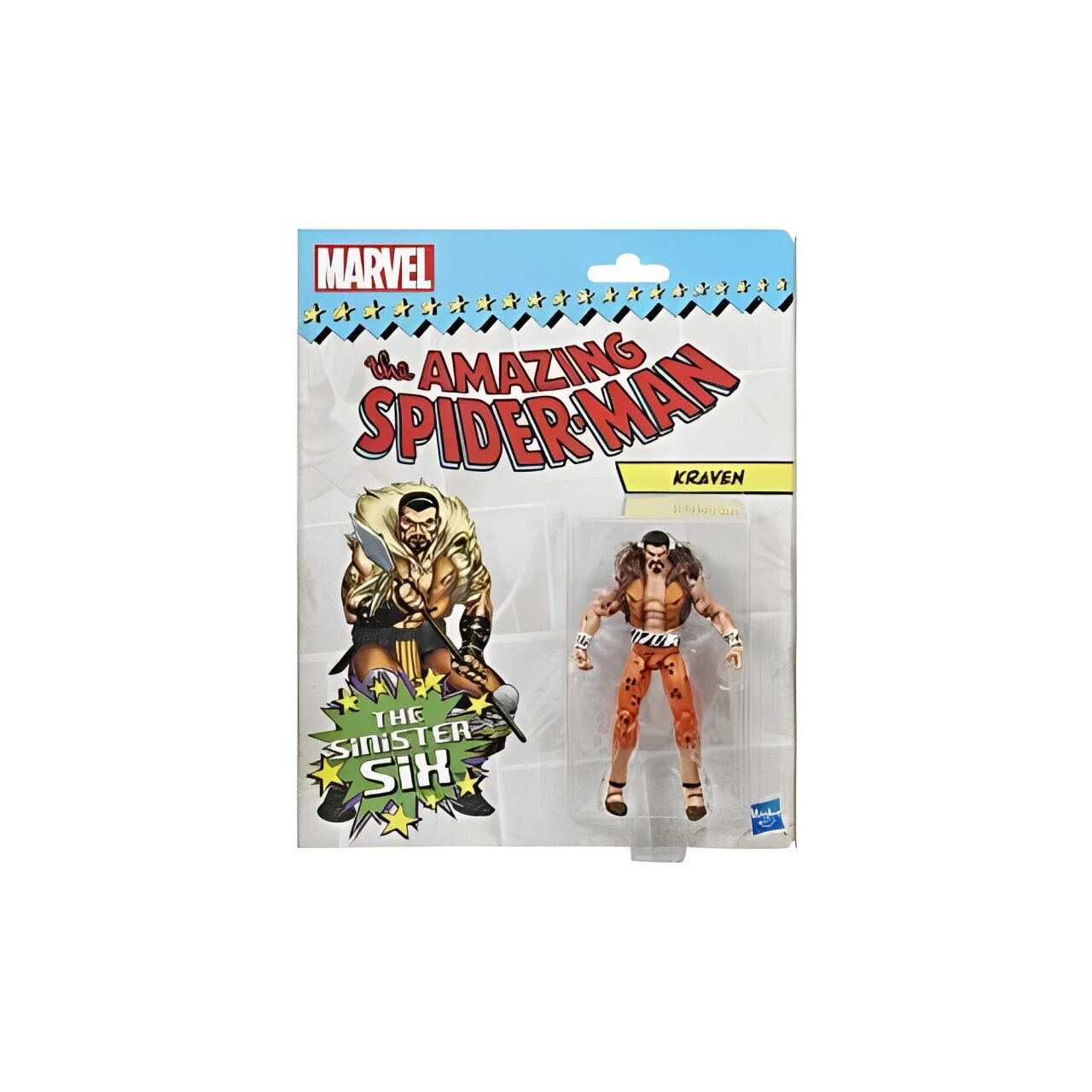 Marvel Legends Spiderman Retro Sinister Six Фигурки ЗDTDS 3.75 дюйма Boxed Kraven