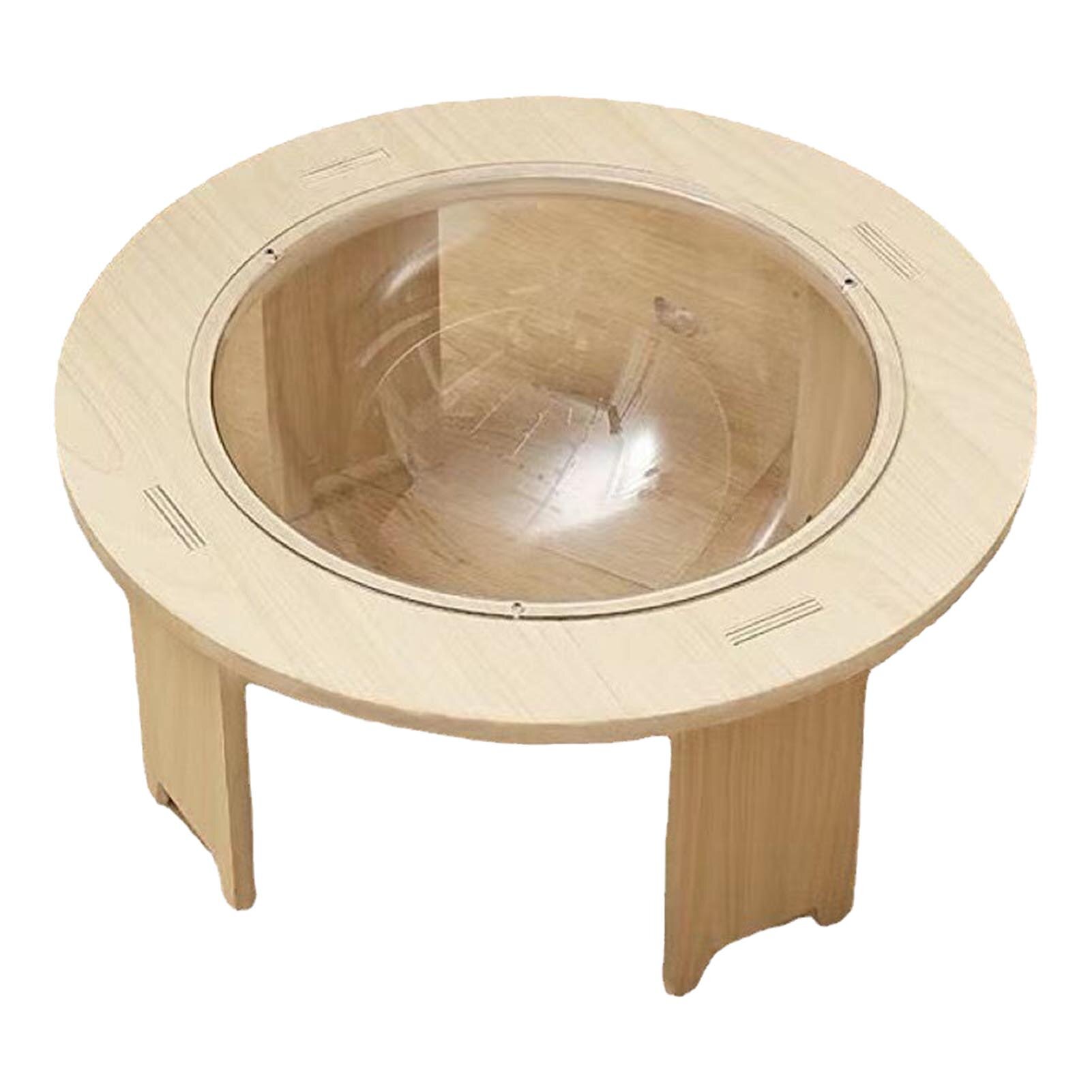 Капсульная кошачья лежанка, прозрачный домик, разборная деревянная, приподнятая, для спальни и балкона.