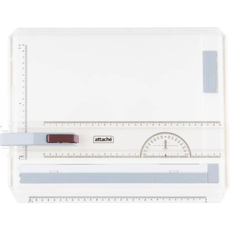 Доска чертежная Attache А4(368x290) с треугольником и линейками в наб 1847626