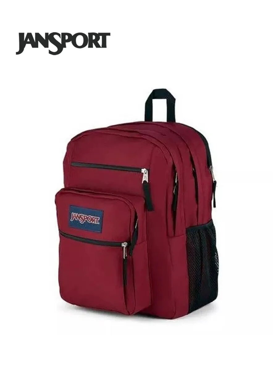 Рюкзак JanSport Big Student EK0A5BAHN621 34L красный городской, школьный, дорожный