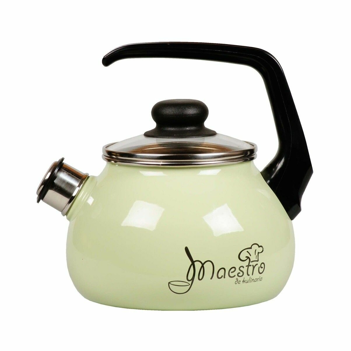 Чайник со свистком Mastro, 2 л, салатный