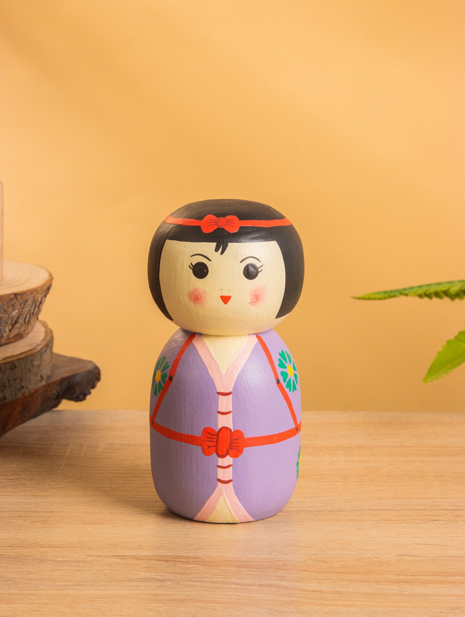 Деревянная кукла кокеши «Зои», 7×7.5×15 см
