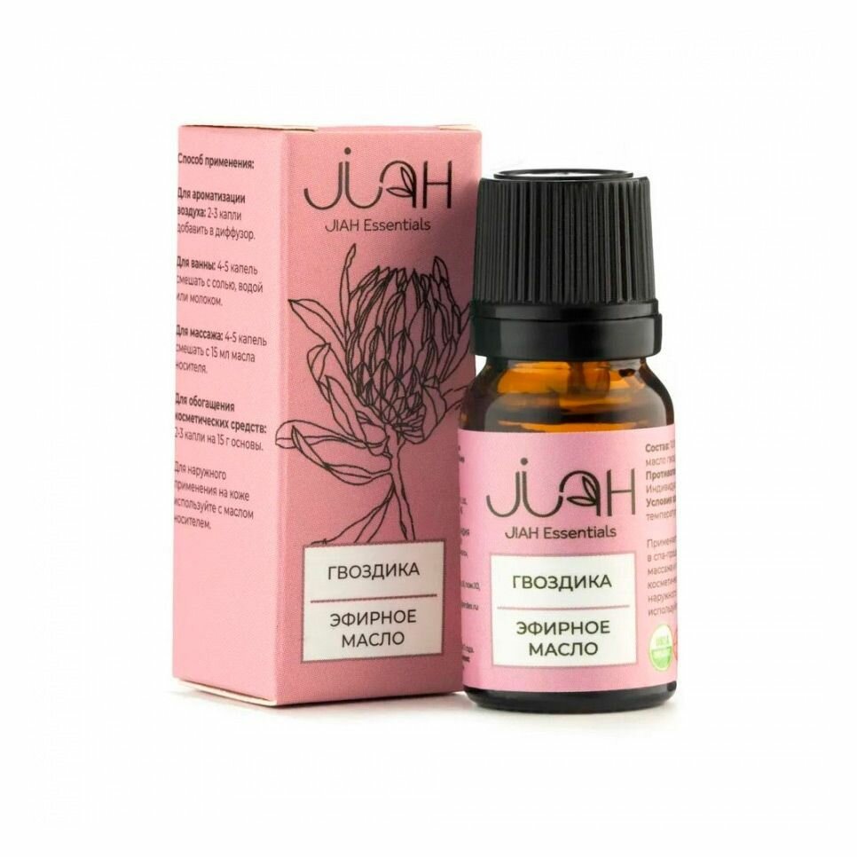 Эфирное масло Гвоздика JIAH Essentials oil 10 мл