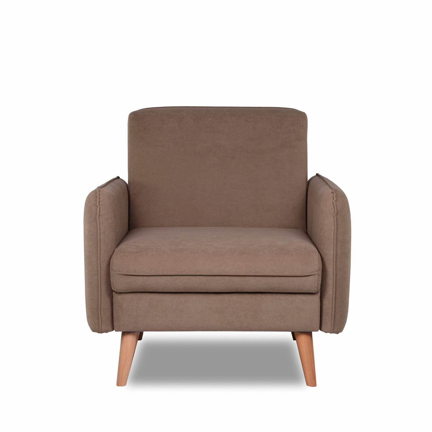 Кресло-релакс 80х90х86 см Велюр Formula 225 (коричневый) ANN FINSOFFA