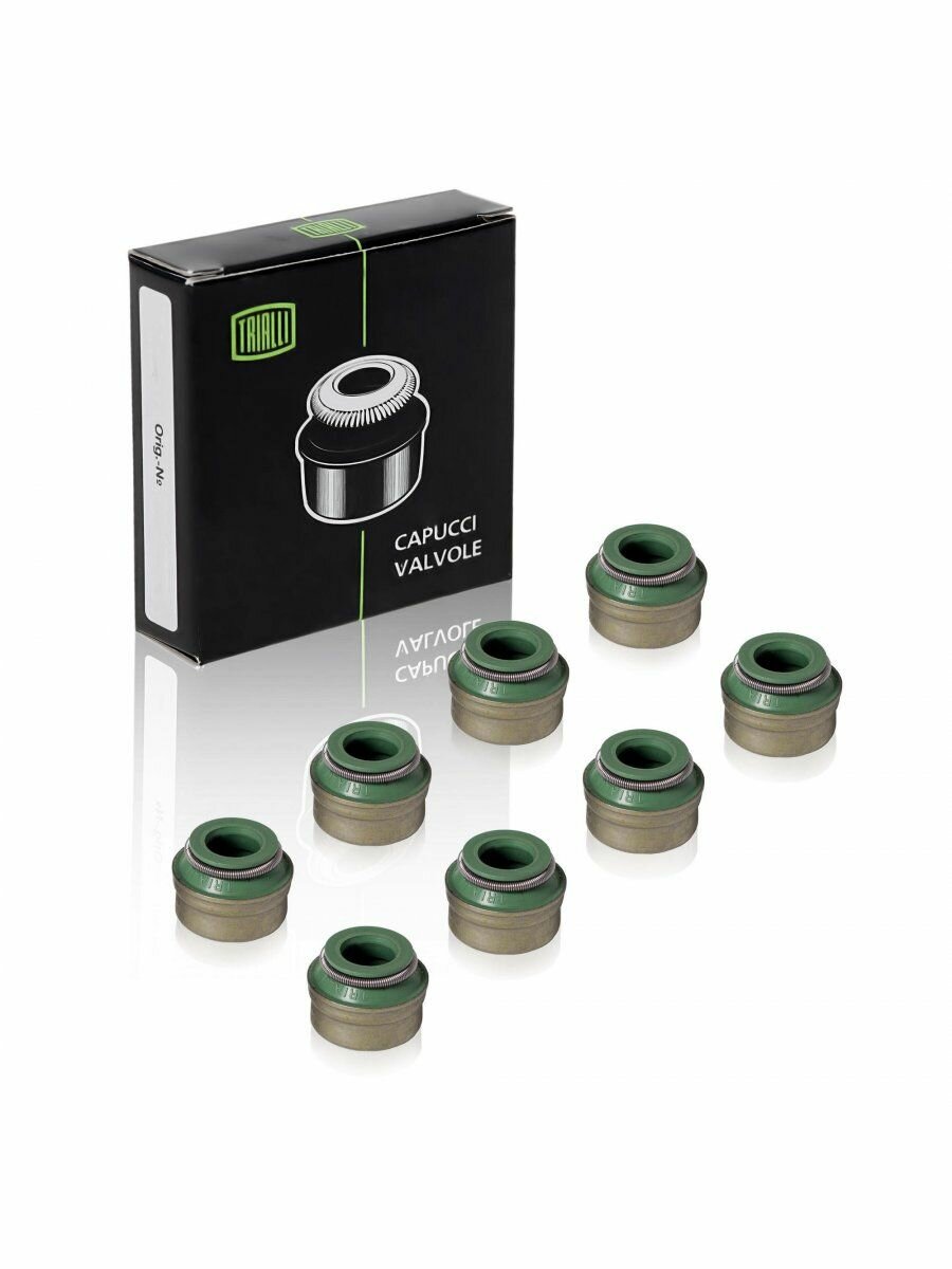 Колпачки маслосъемные кмпл. (8 шт.) для а/м Renault Logan (04-) (CV 0902), TRIALLI CV0902
