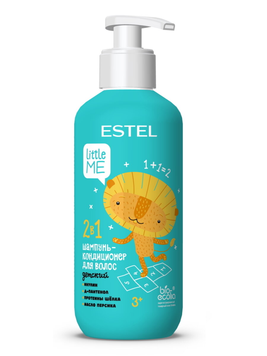 Шампунь-кондиционер для волос 2 в 1 детский ESTEL PROFESSIONAL Little Me легкое расчесывание 300 мл