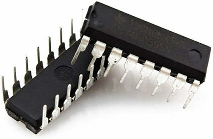 Микросхема IN74AC4520N, двойной двоичный счётчик в корпусе DIP-16