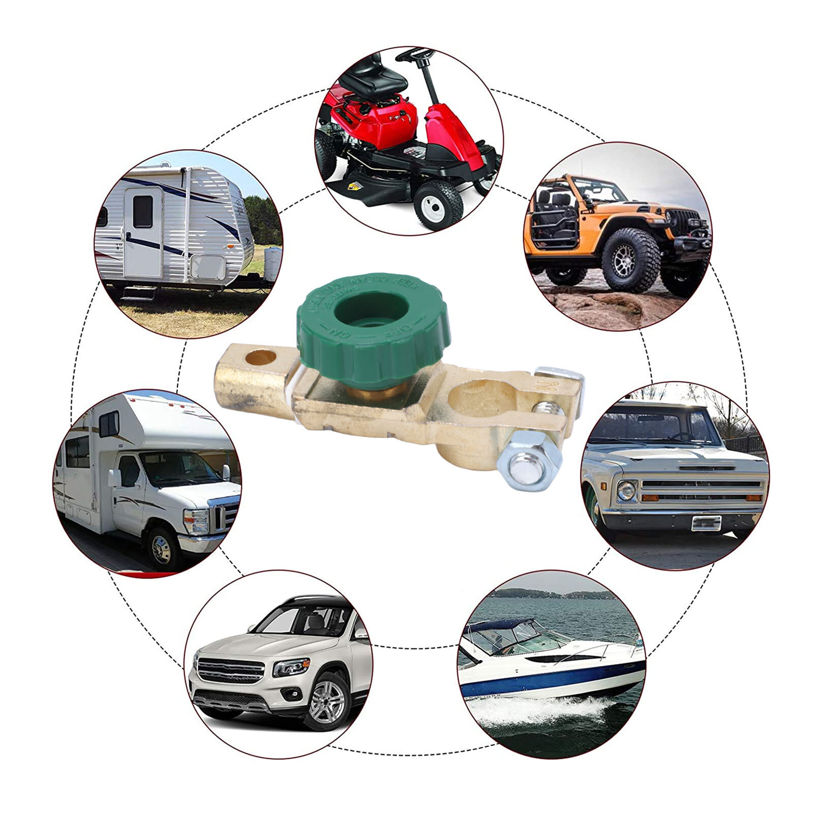 Шт. верхний пост аккумулятора, выключатель питания, главный изолятор для лодки, автомобиля, грузовика, автофургона