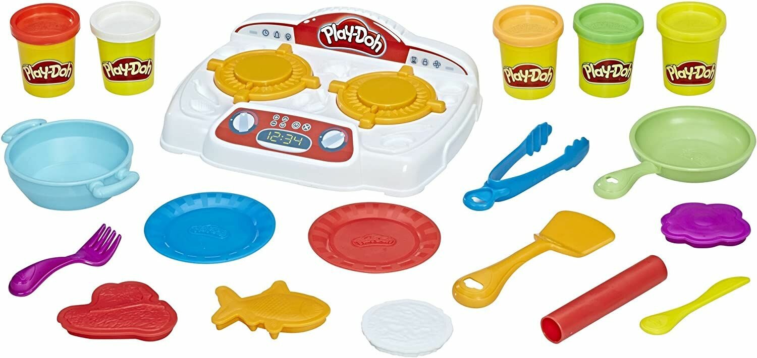 Hasbro Play-Doh "Кухня" Игровой набор "Кухонная плита" (звук), Плей-До