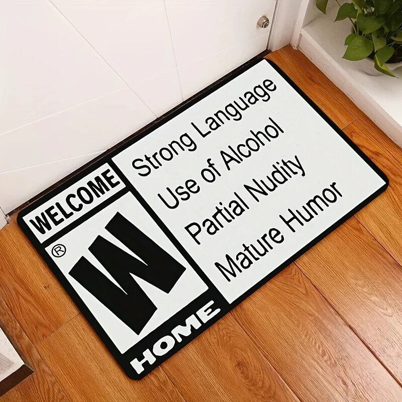 Коврик для прихожей "Welcome Home" с рейтингом M
