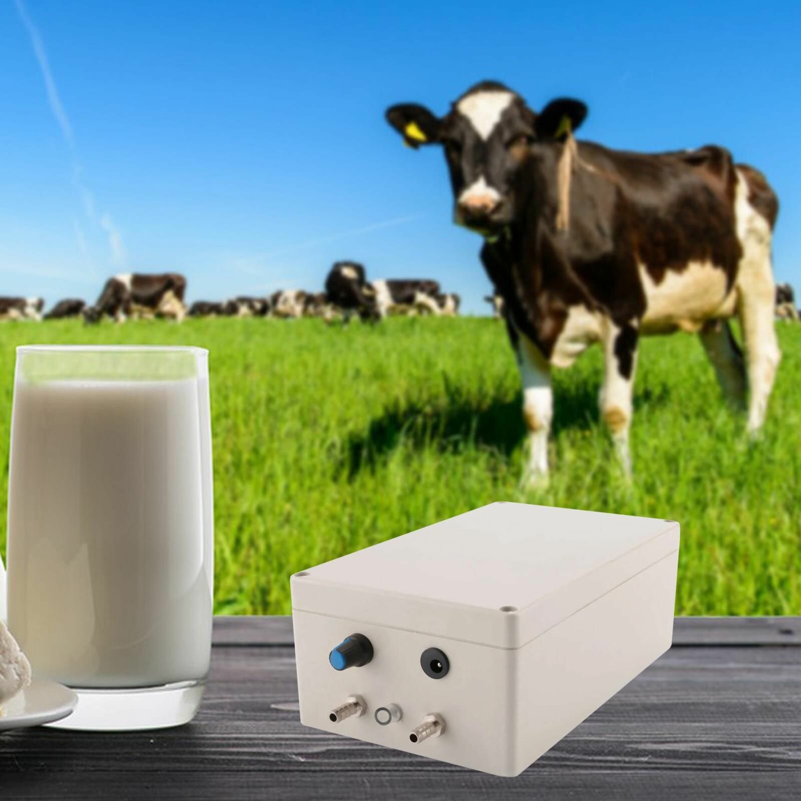 Доильный аппарат для доения коров с вакуумным насосом, 100-240 В, Пульсирующий