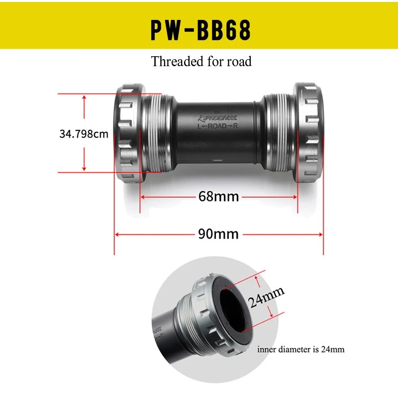 Prowheel Bicycle Bottom Bracket PW-BB68+ BB73 BB86 BB68 BSA Road