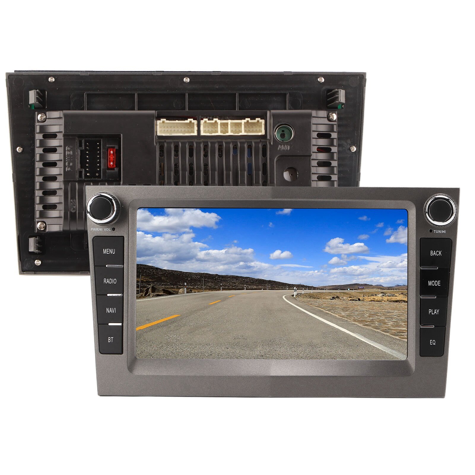 7-дюймовый GPS-навигатор CARPLAY Мультимедийный радио-видеоплеер для Android 11.0 Замена для Opel Astra 2004-2009 Серый 2 ГБ ОЗУ 32 ГБ ПЗУ