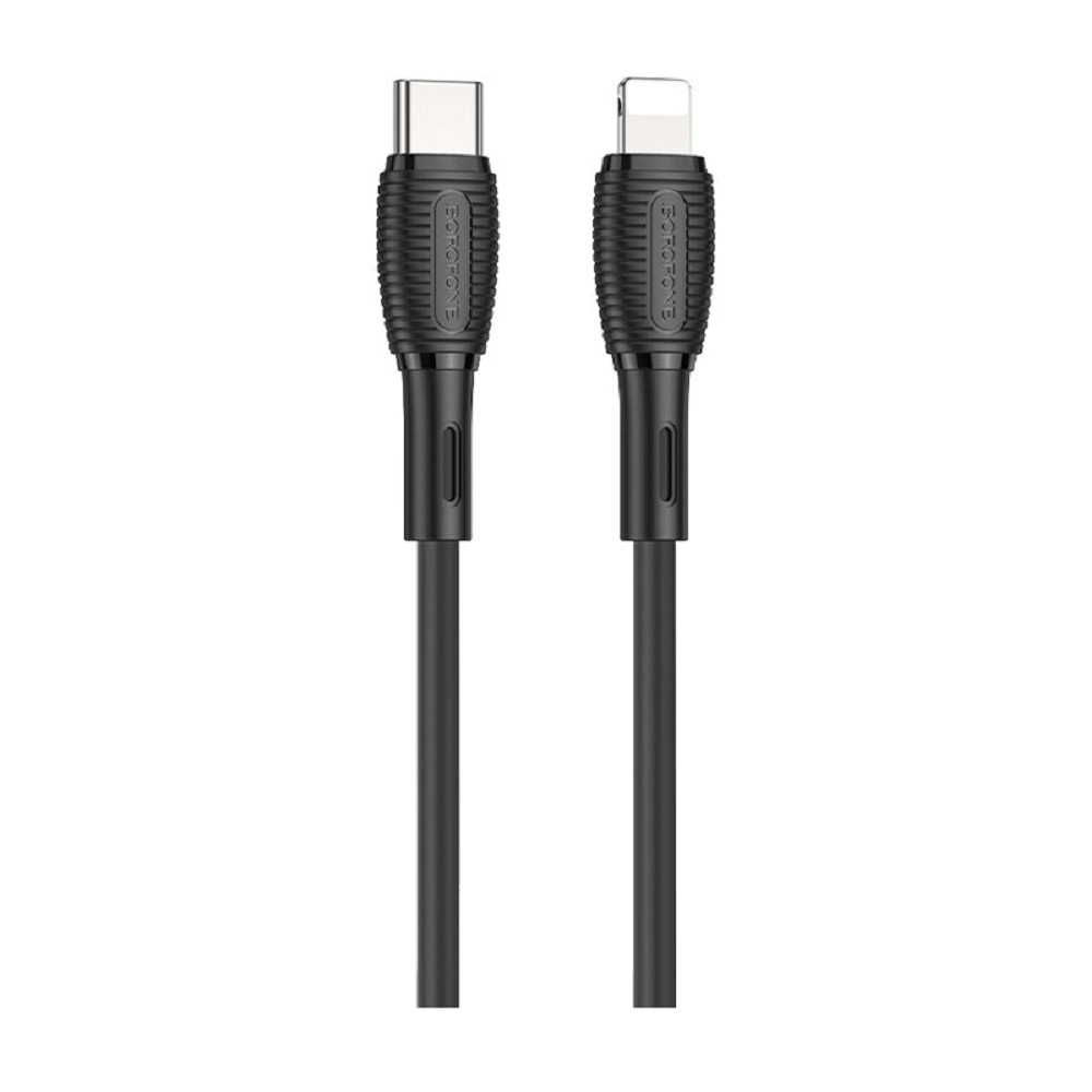 Кабель для зарядки Borofone BX86 Type-C - Lightning, 1 м, черный