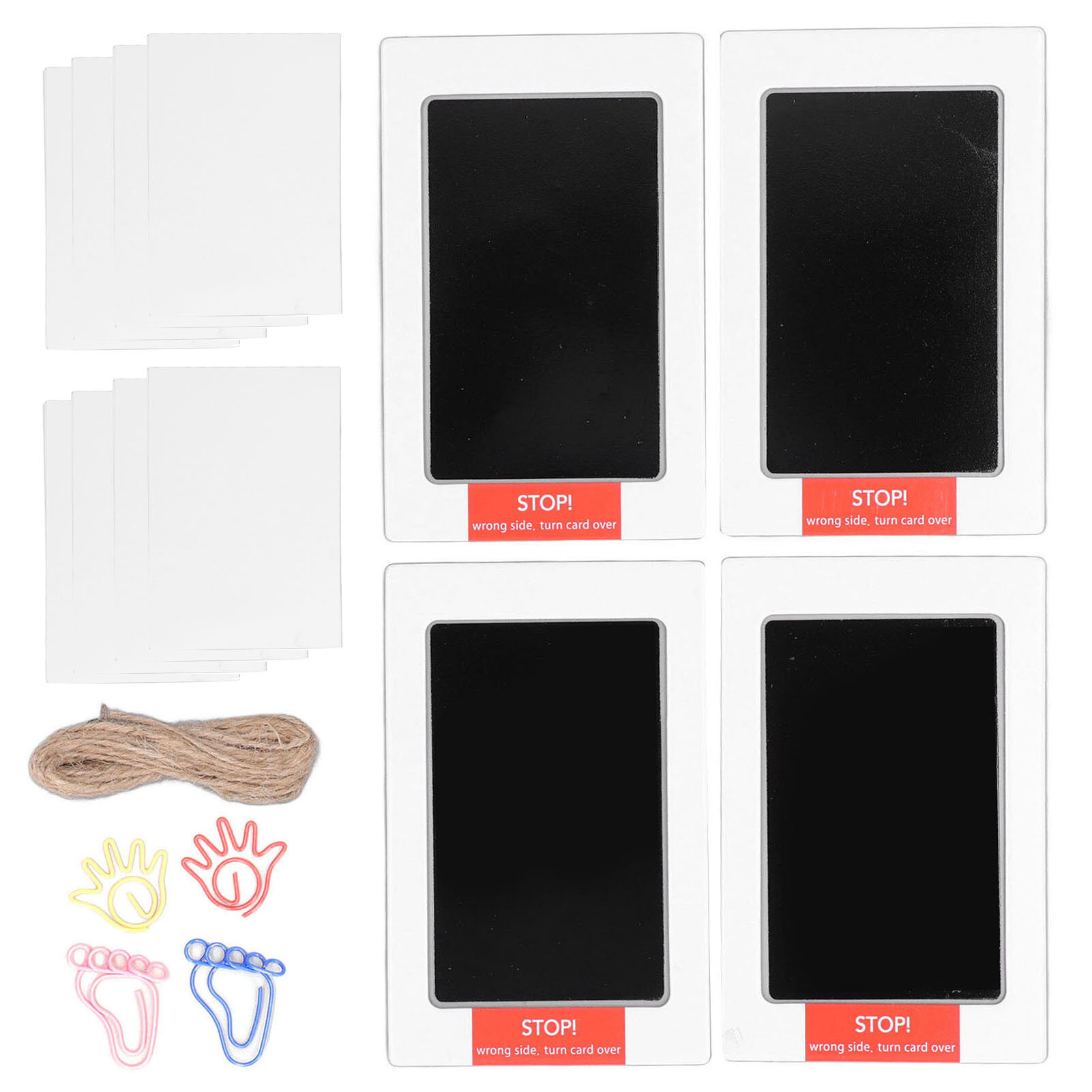 4pcs Baby Touch Touch Ink Pad Токсичная бесплатная сушка Чистая набор для печати для печати для домашних лапочек