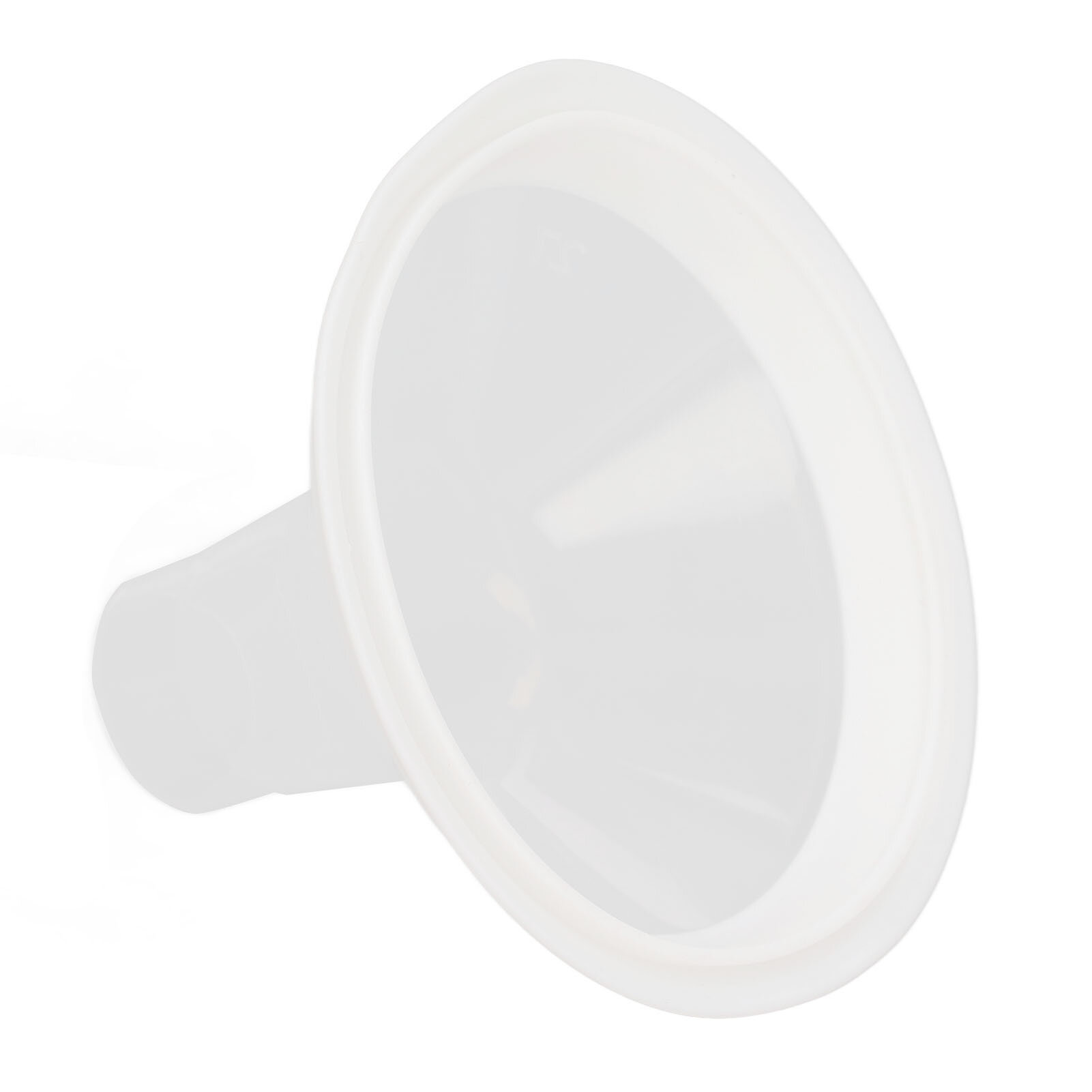 Фланец молокоотсоса, герметичный, гибкий, мягкий силиконовый, с белым краем, воронка для груди для кормления грудью, 27 мм/1,06 дюйма