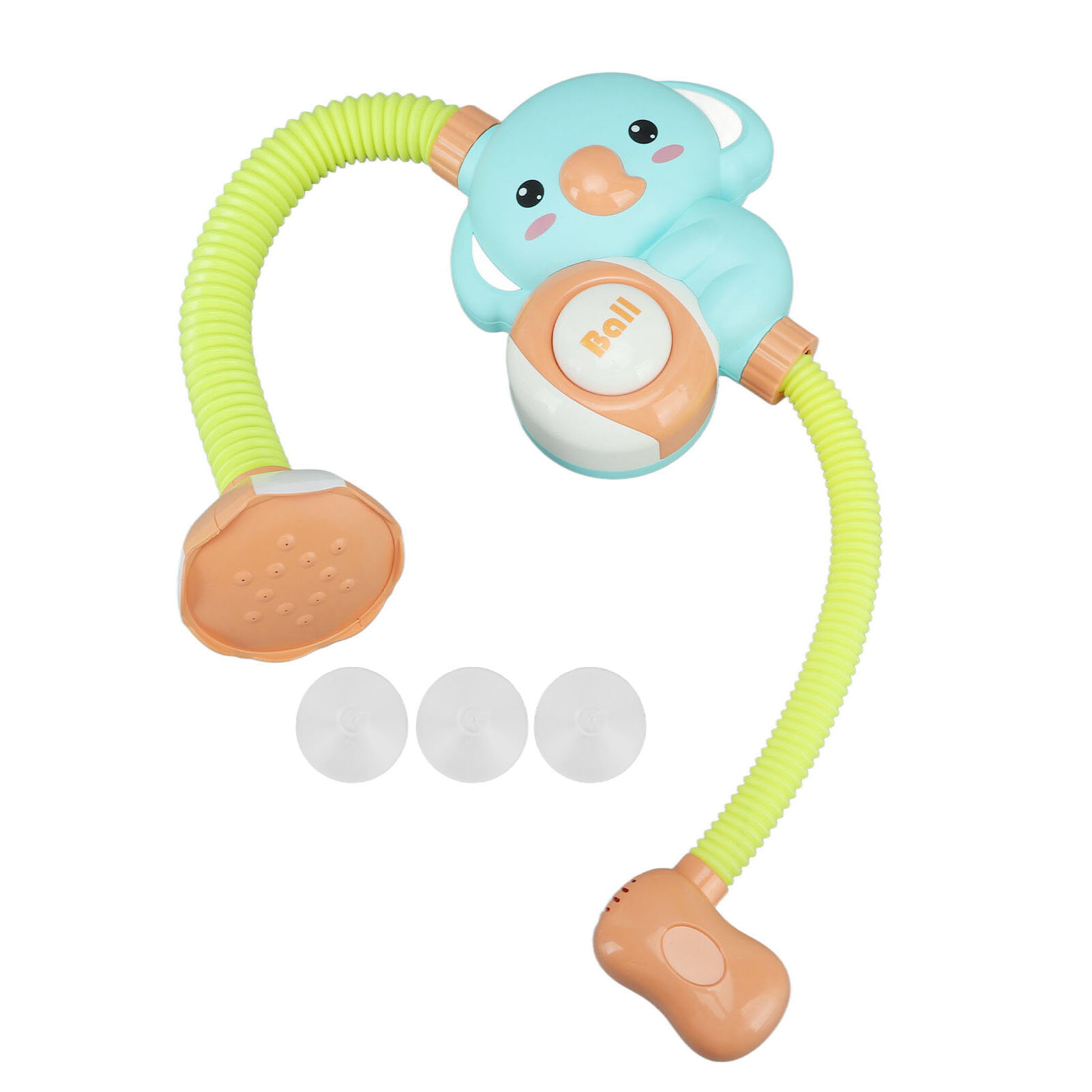 Игрушка для детской ванны для душа, бесплатная регулировка, насос для душа со слоном, присоска, игрушка для игры в ванну с водой