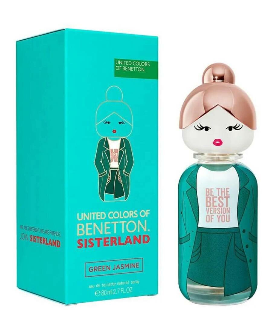 Туалетная вода Женская Benetton Sisterland Green Jasmine (edt) 80мл