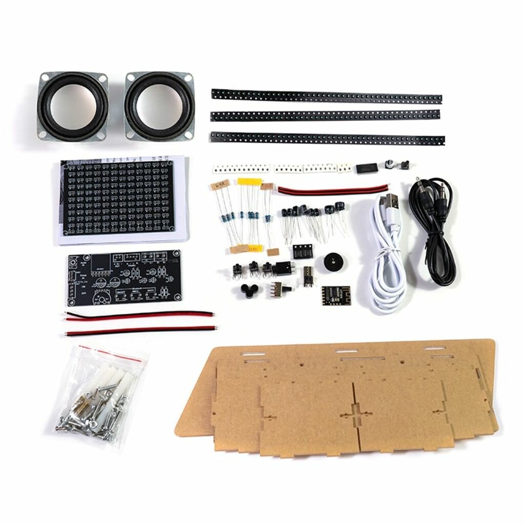 Запчасть для аудиотехники, Электронный набор для сборки ритмического света и Bluetooth акустики - корпус динамика, 1 набор