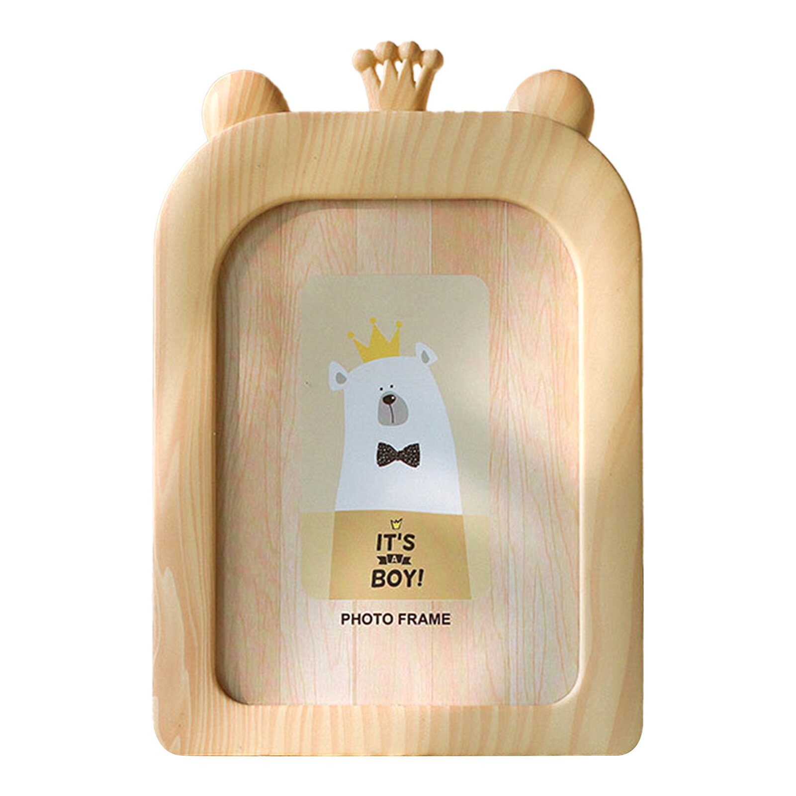 Ins Cute Cartoon Creative Photo Ramame 7 -дюймовая картинка рама офис офис на рабочем столе украшения детского сада украшения стены бежевая корона