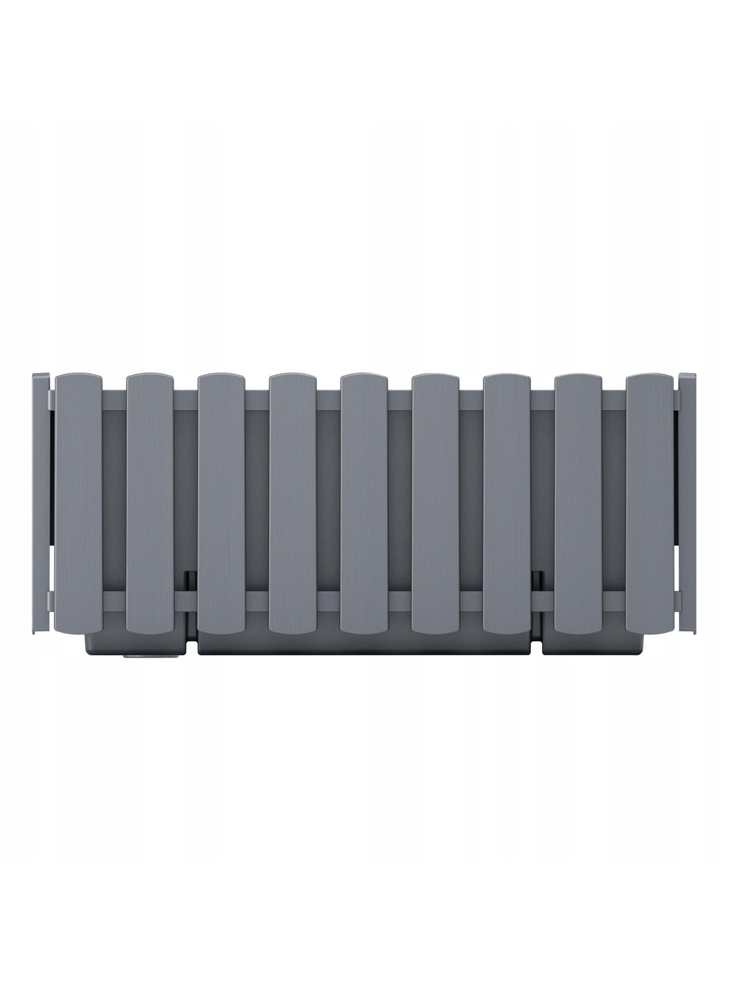 Балконный ящик для цветов Prosperplast Boardee Fencycase 38х18х16,2 см, 6 л, серый камень
