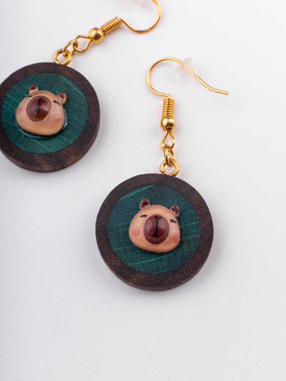 Серьги двусторонние