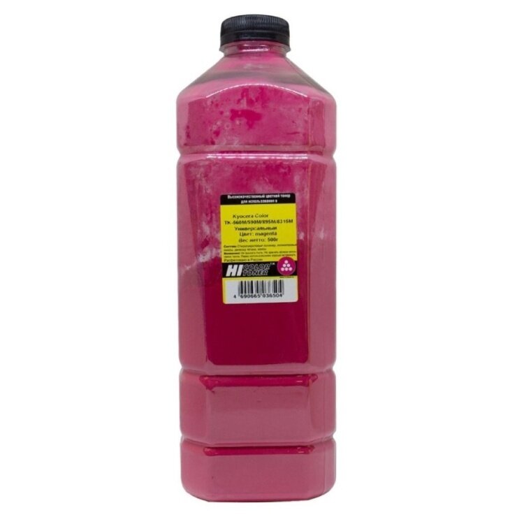 Тонер Универсальный для Kyocera Color TK-560M, 590M, 895M, 8315M (Hi-Black) 500г, M, канистра