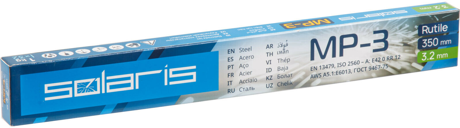 Электроды для сварки SOLARIS МР-3 3,2 мм, 1 кг, для углеродистой и низколегированной стали