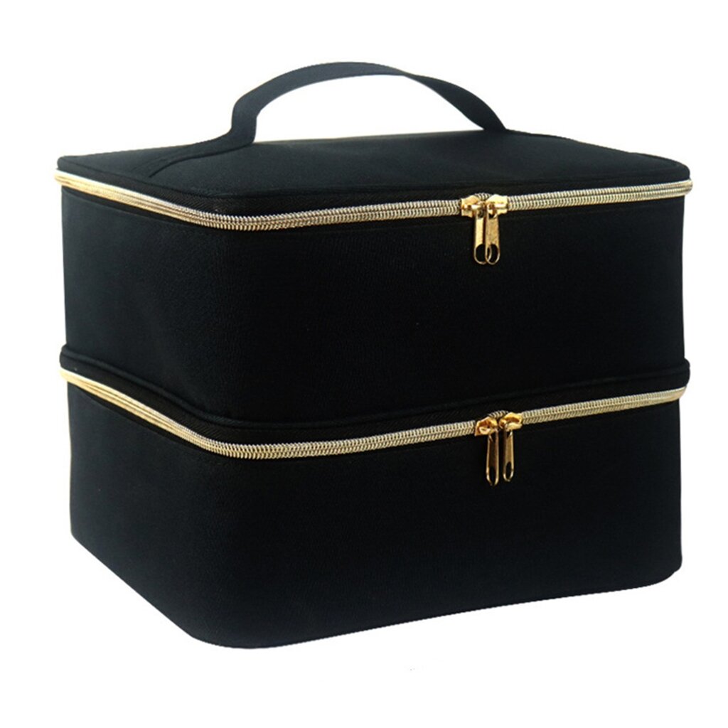 Чехол для переноски лака для ногтей-Черный