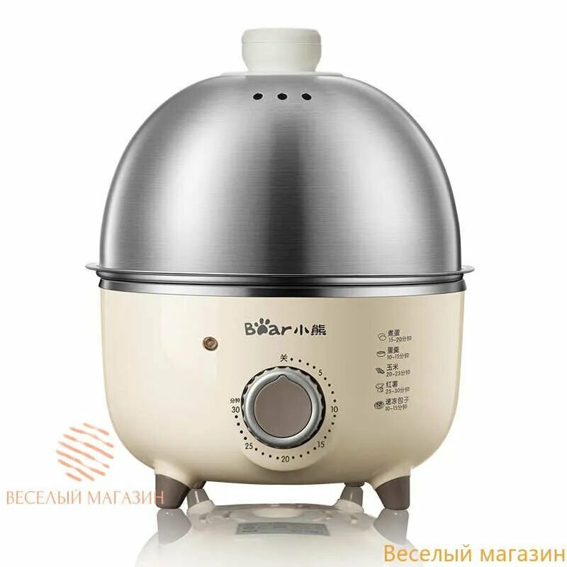 Электрическая яйцеварка 360 Вт, мультиварка для завтрака, пароварка, автоматические яйцеварки, домашняя плита для приготовления яиц и заварного крема с таймером