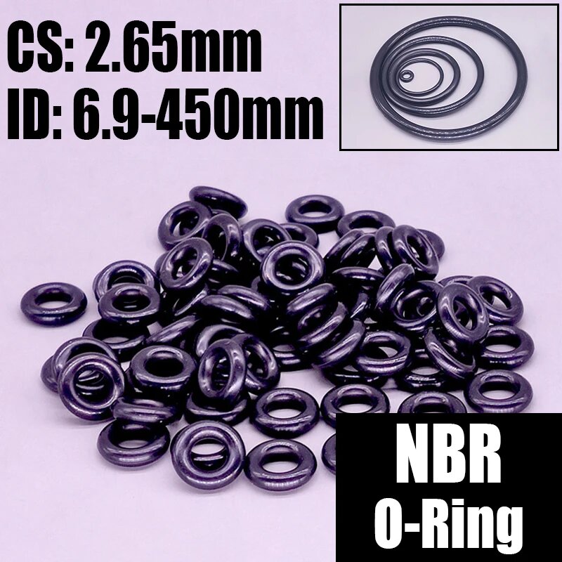 NBR уплотнительное кольцо ID 8.5mm (20шт)